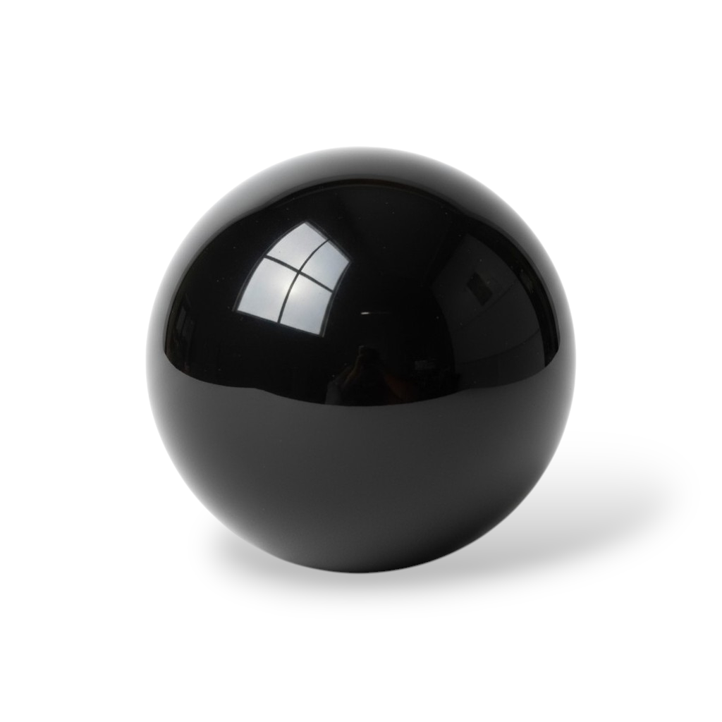 Obsidian Sphere | Otter Spirit | Natural Gemstones