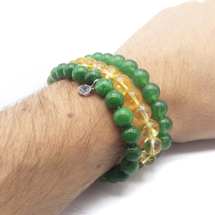 Money Bracelets (Grade AAA, 8mm) | Otter Spirit | Natural Gemstones