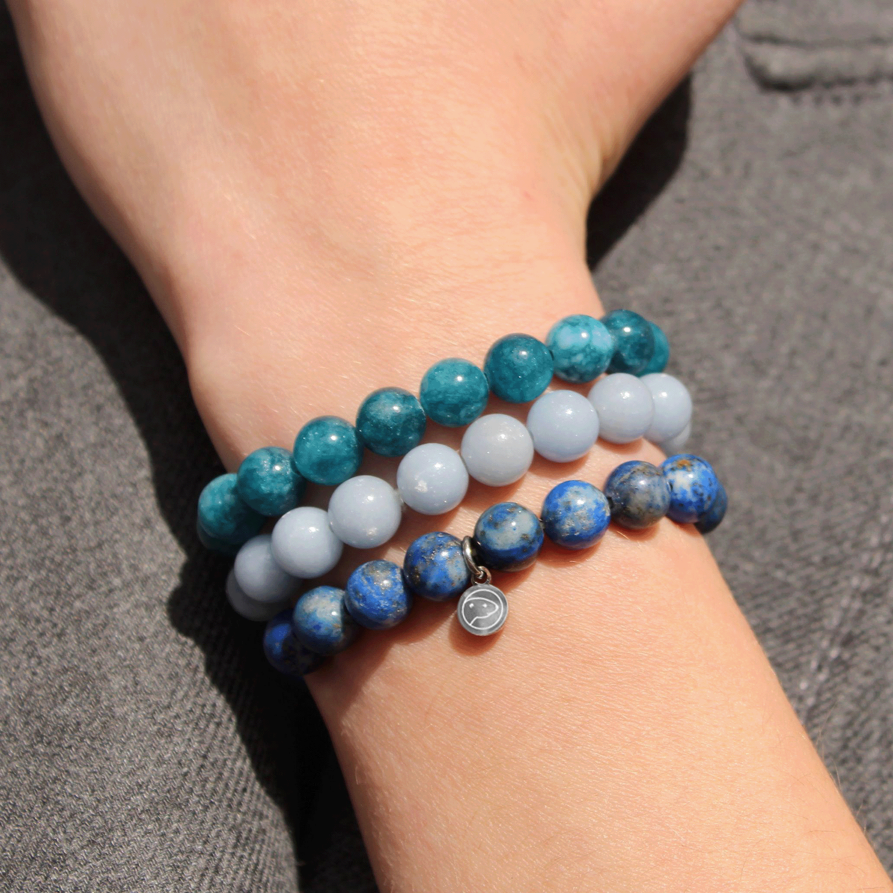 Communication Bracelets (Grade AAA, 8mm) | Otter Spirit | Natural Gemstones