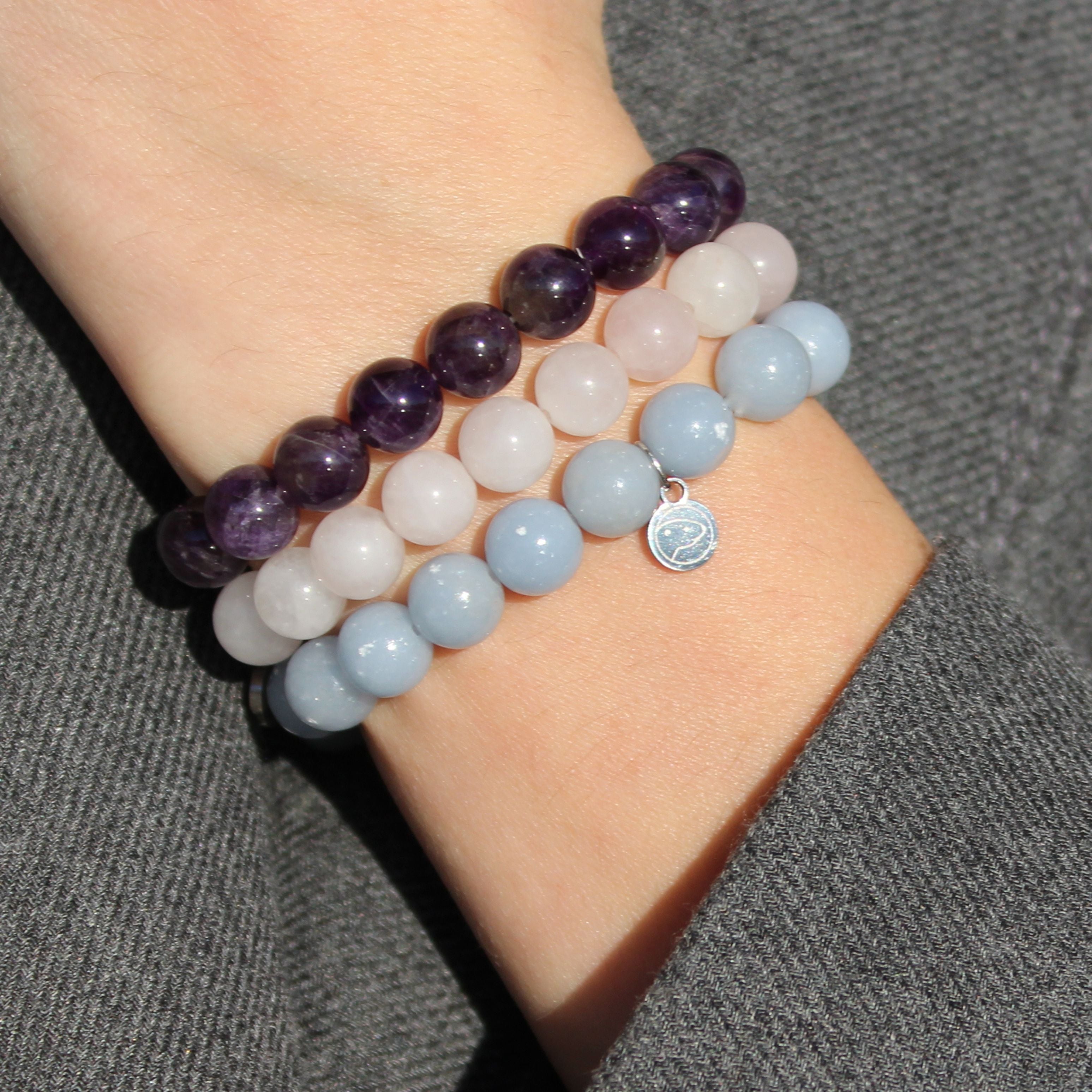Pisces Bracelets (Grade AAA, 8mm) | Otter Spirit | Natural Gemstones