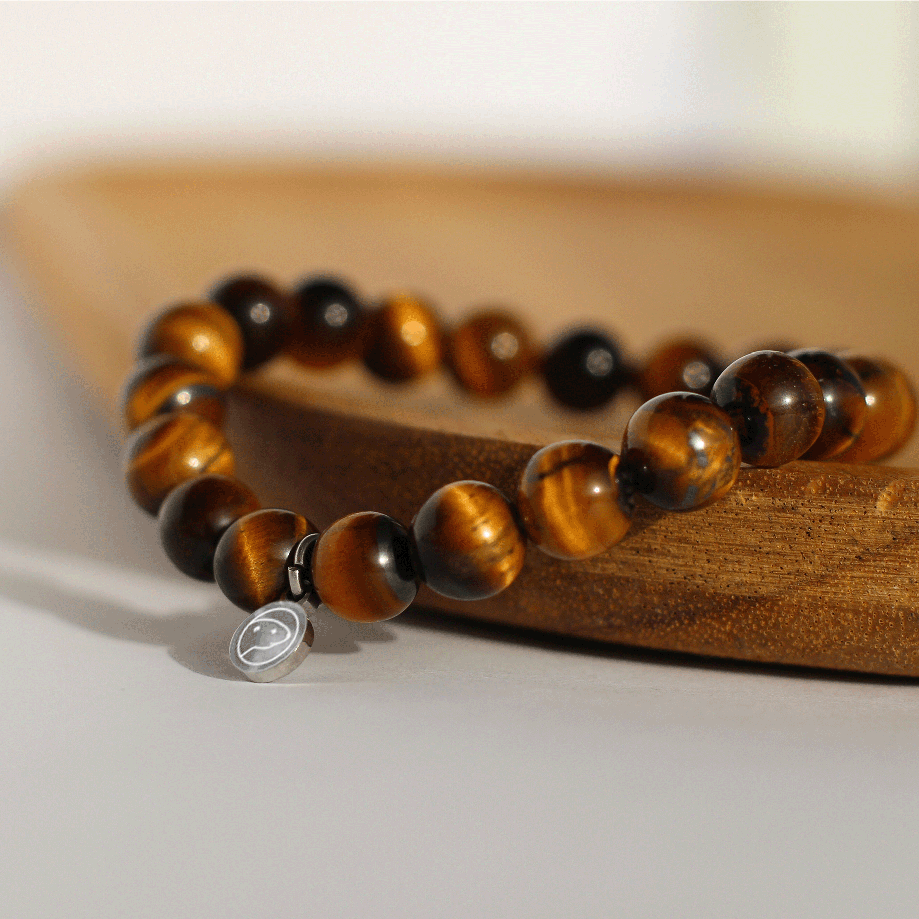 Tiger Eye Bracelet (Grade AAA, 8mm) | Otter Spirit | Natural Gemstones