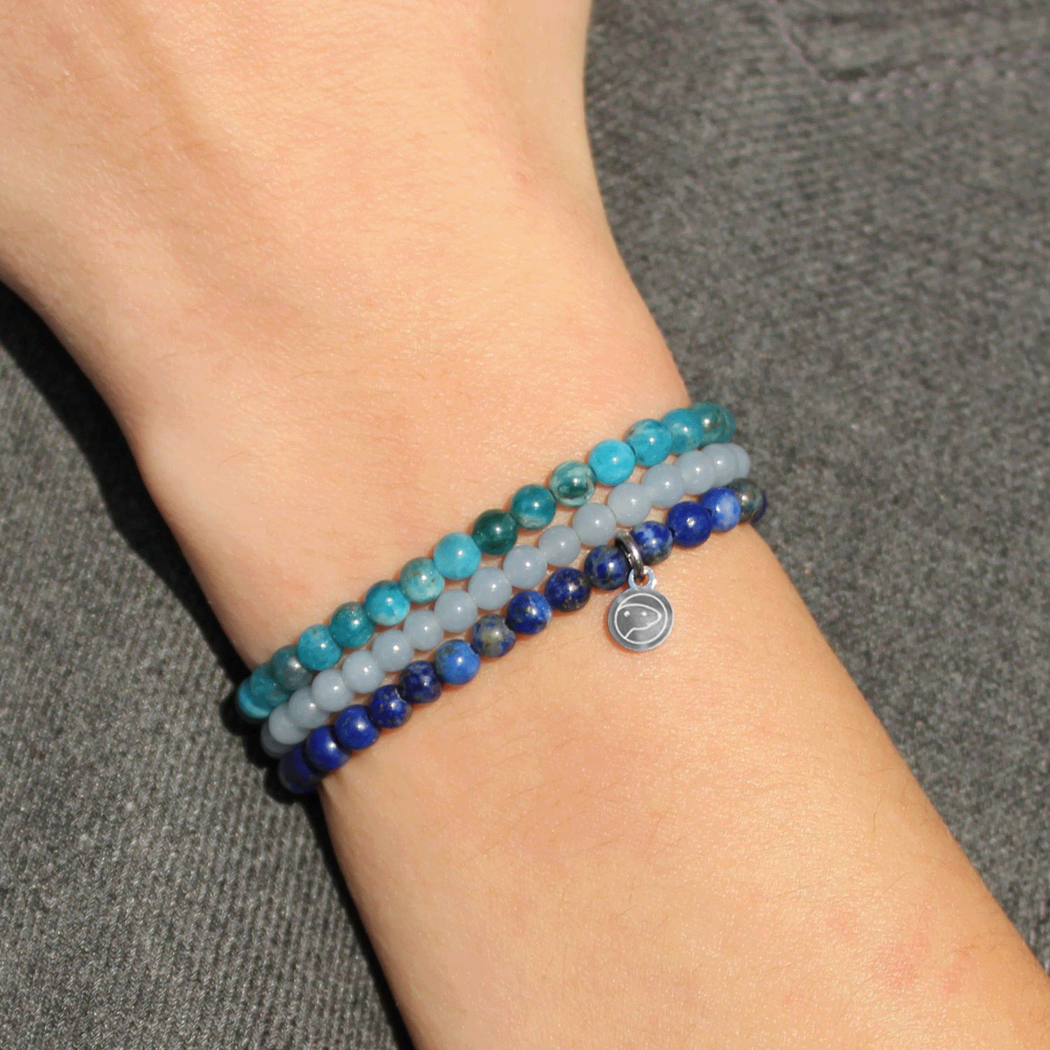 Communication Bracelets (Grade AAA, 4mm) | Otter Spirit | Natural Gemstones