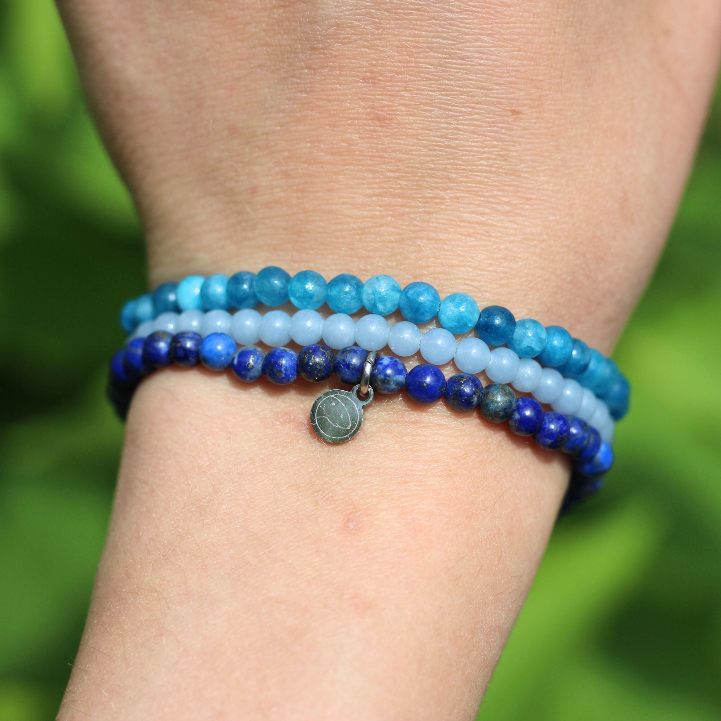 Communication Bracelets (Grade AAA, 4mm) | Otter Spirit | Natural Gemstones