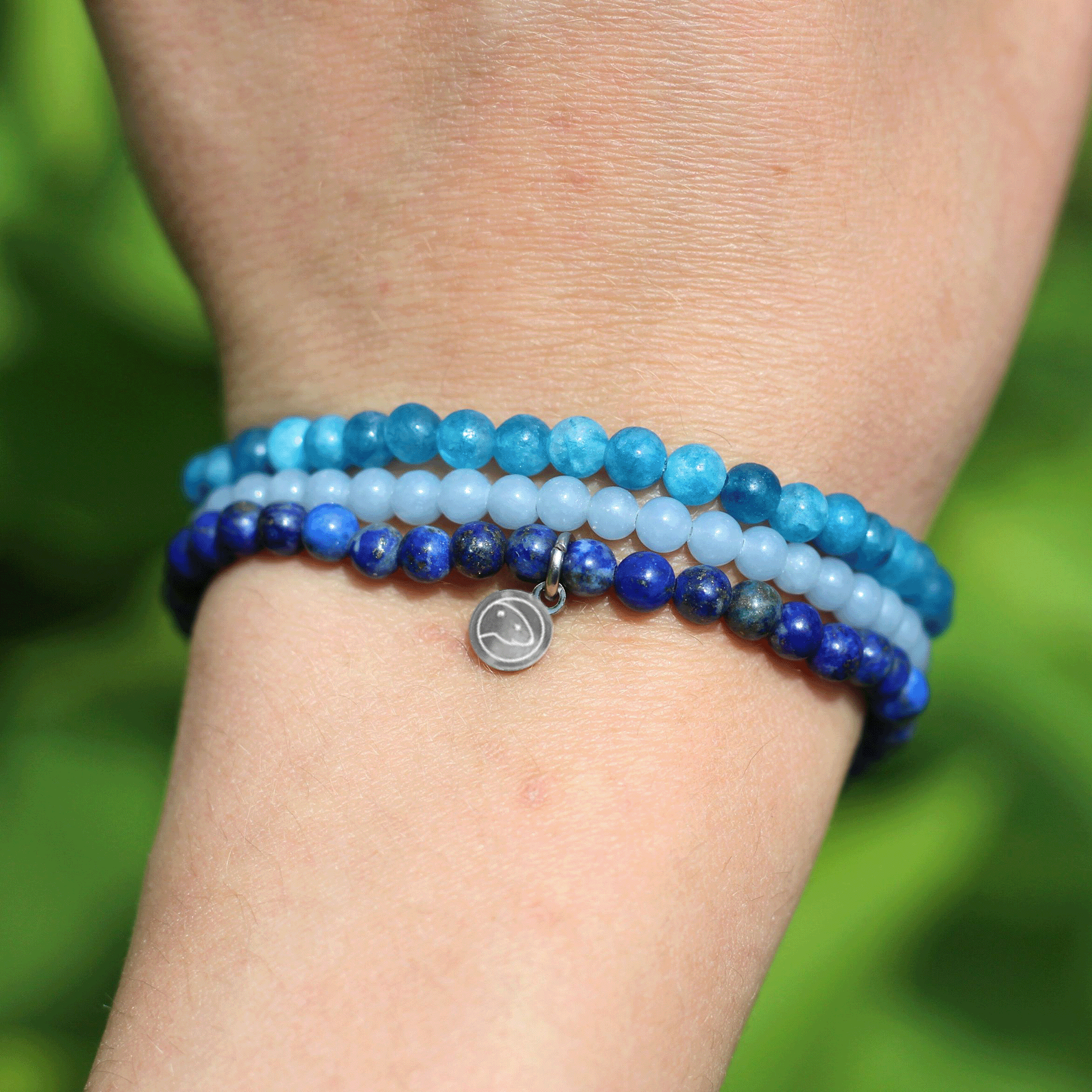 Communication Bracelets (Grade AAA, 4mm) | Otter Spirit | Natural Gemstones