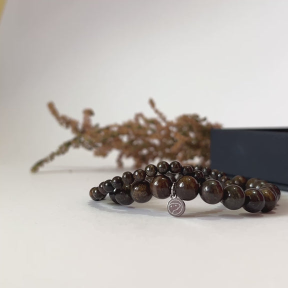 Bronzite Bracelet (Genuine, 8mm) | Otter Spirit | Natural Gemstones
