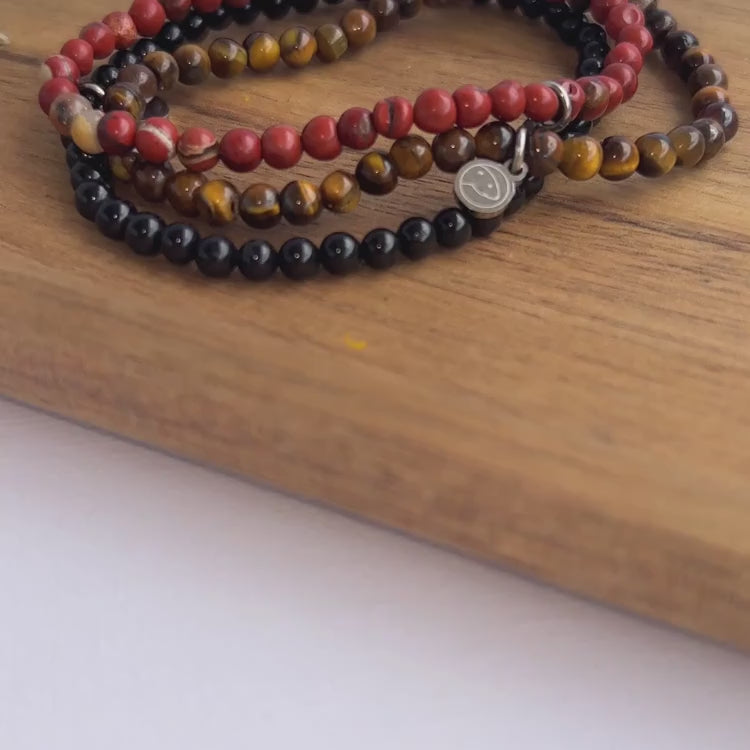 Protection Bracelets (Grade AAA, 4mm) | Otter Spirit | Natural Gemstones