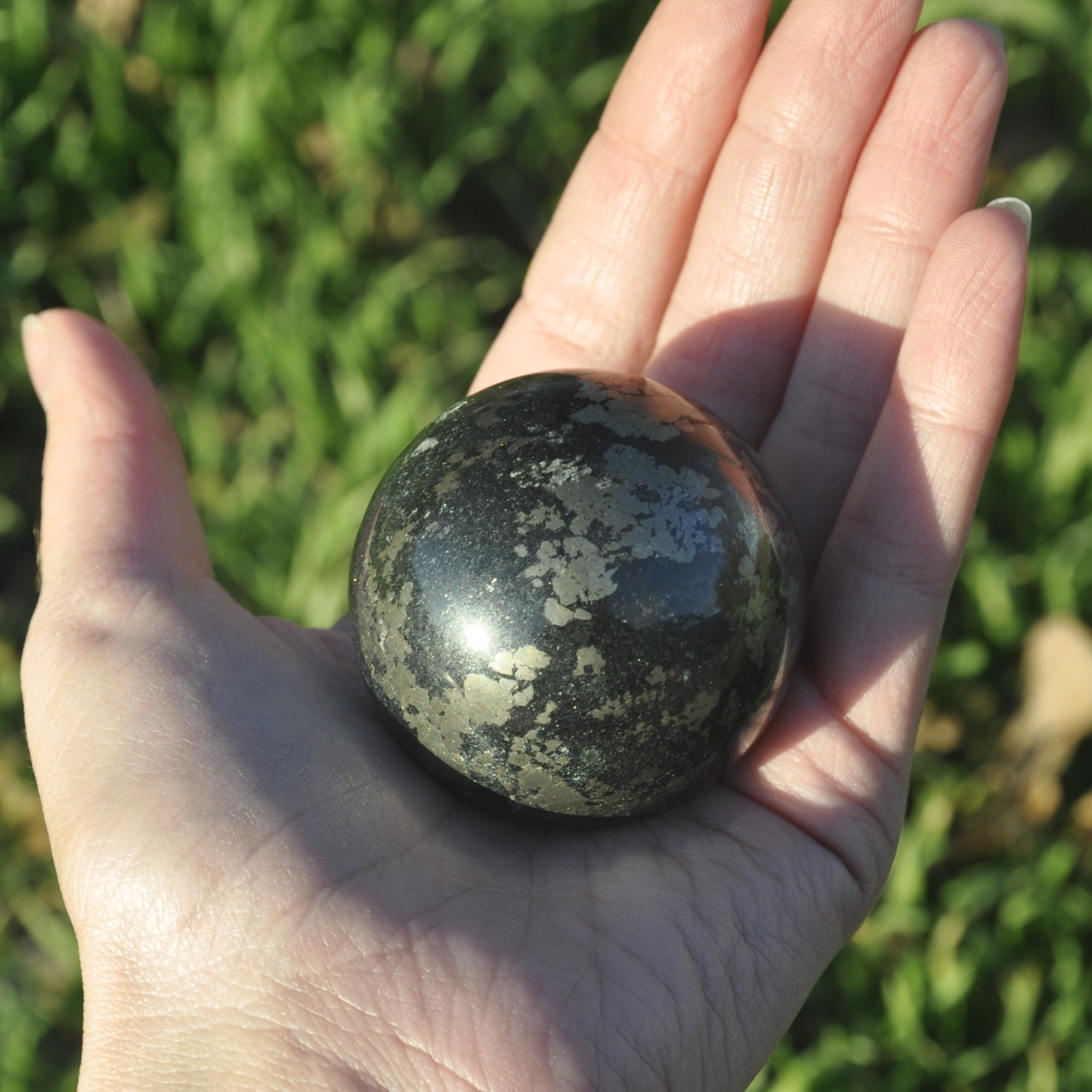 Pyrite Sphere | Otter Spirit | Natural Gemstones